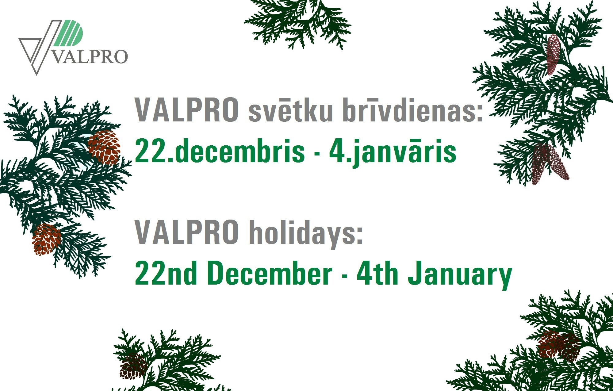 VALPRO - News